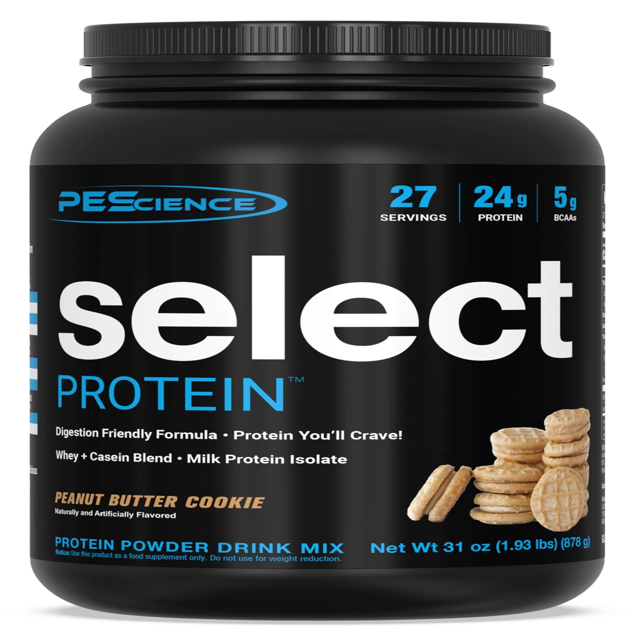 Peanut Butter Cookie Protein Blend with Whey and Casein, 27 Servings ...