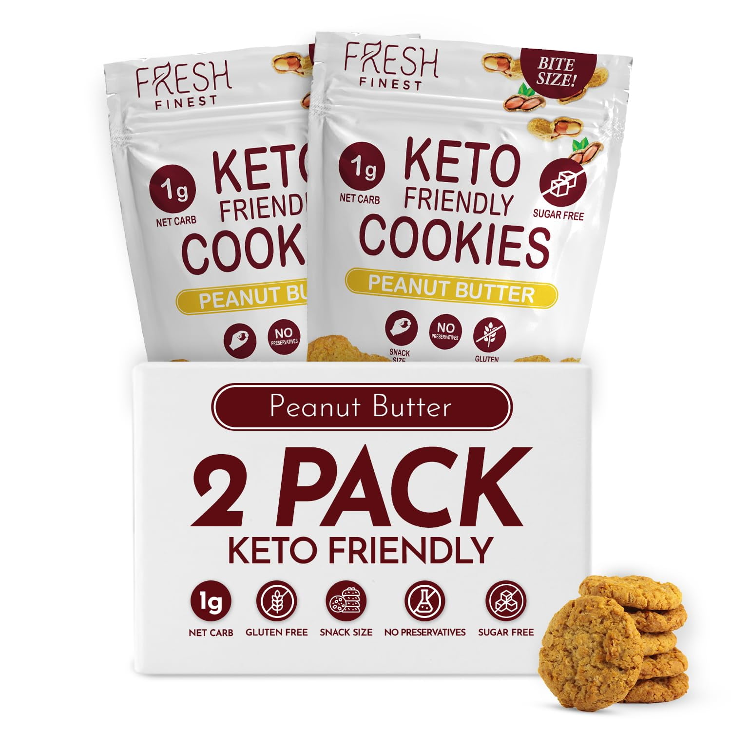 Keto Cookies for Employee Breakroom Low-Carb Snack Option - Walmart ...
