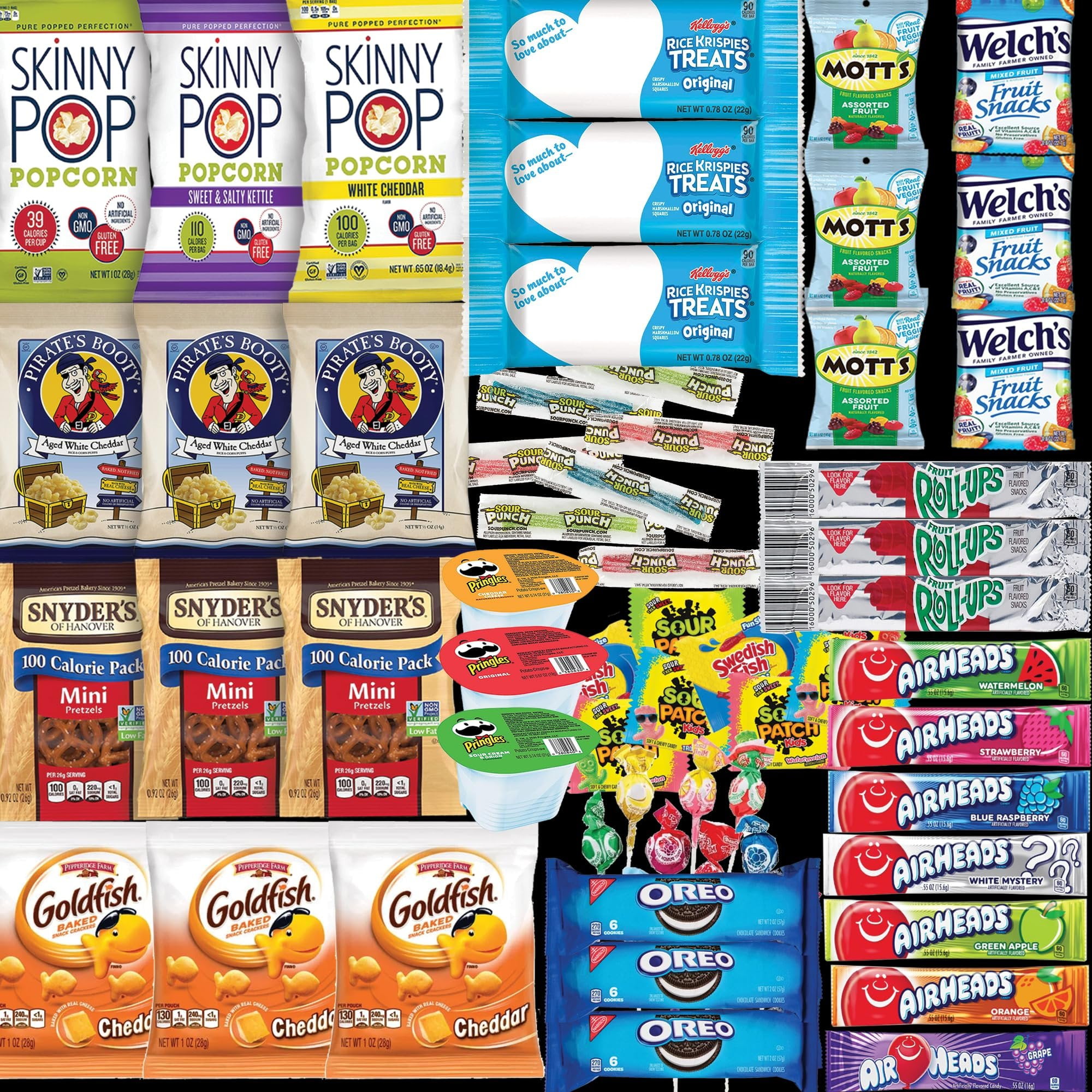 Peanut Free Snacks for Kids Snack Box 60 Count by Bussin Boxes ...