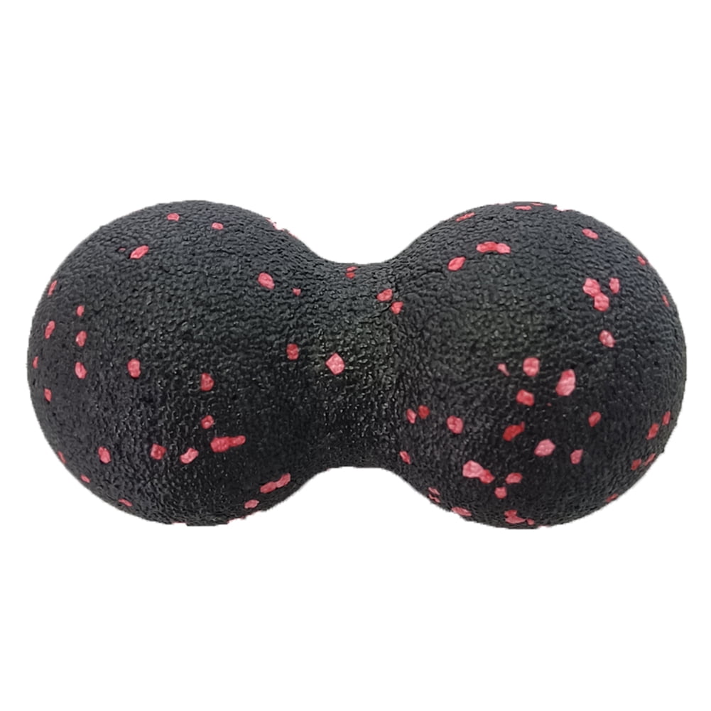 Peanut Massage Ball Body Fascial Yoga Exercise Fitness Ball (Black Pink ...