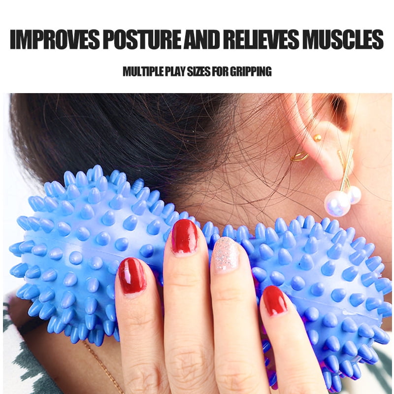 Peanut Massage Ball Spiky Trigger Point Relief Muscle Pain Stress ...