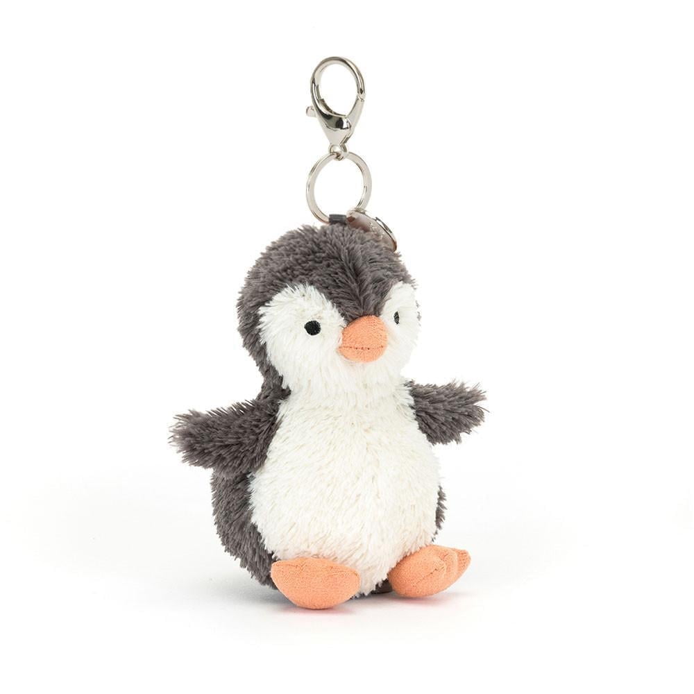 Peanut Penguin Bag Charm Plush Animal Keychain - Adorable Stuffed Toy ...