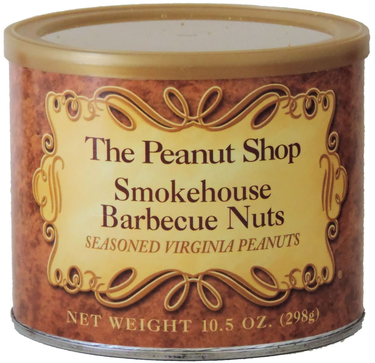 The Peanut Shop of TGF4 Williamsburg Smokehouse Barbecue Peanuts Flavor Nuts (10.5 Ounce) Bbq ...