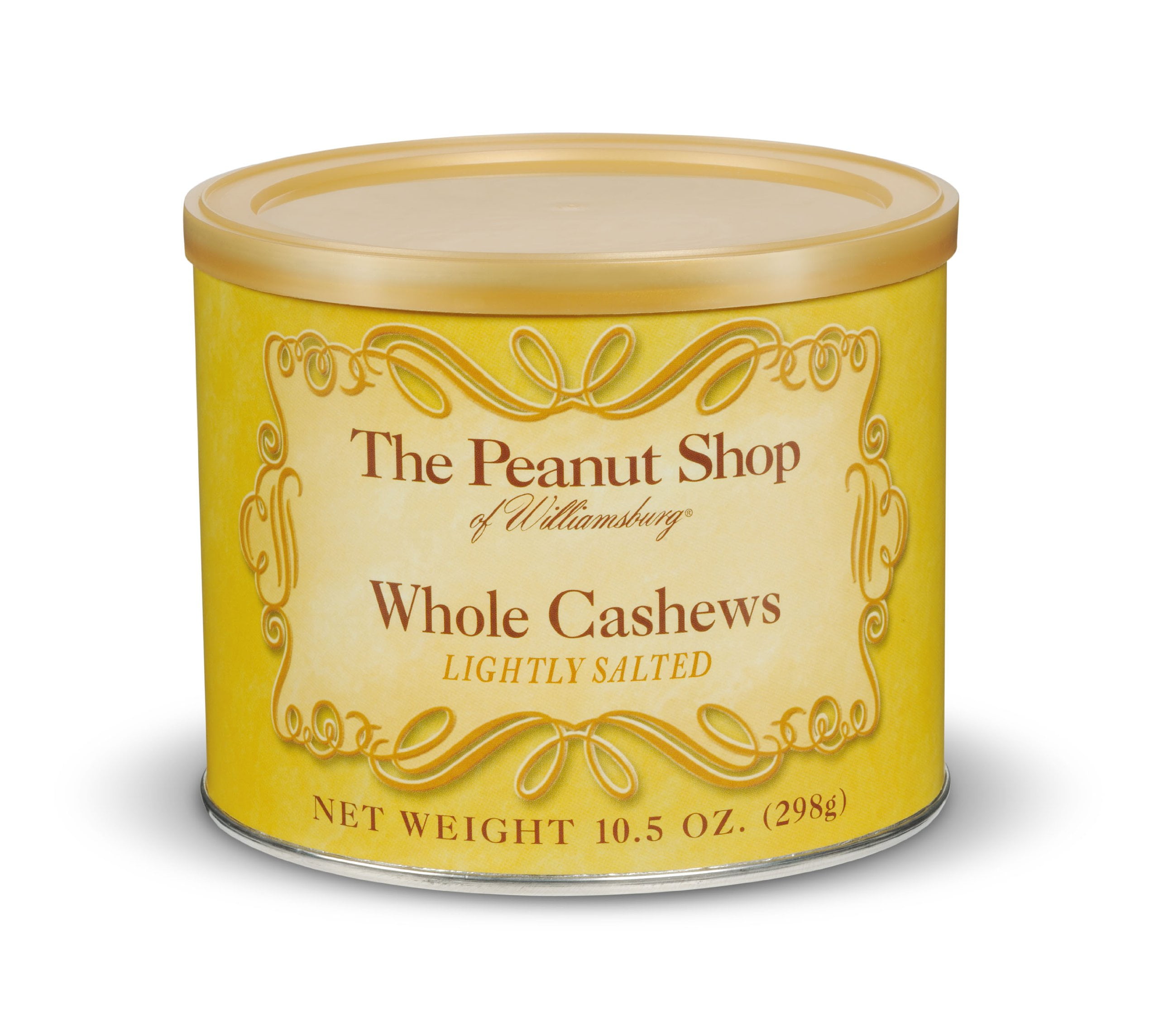 The Peanut Shop of Williamsburg Lightly Salted Whole Cashews with SEA ...