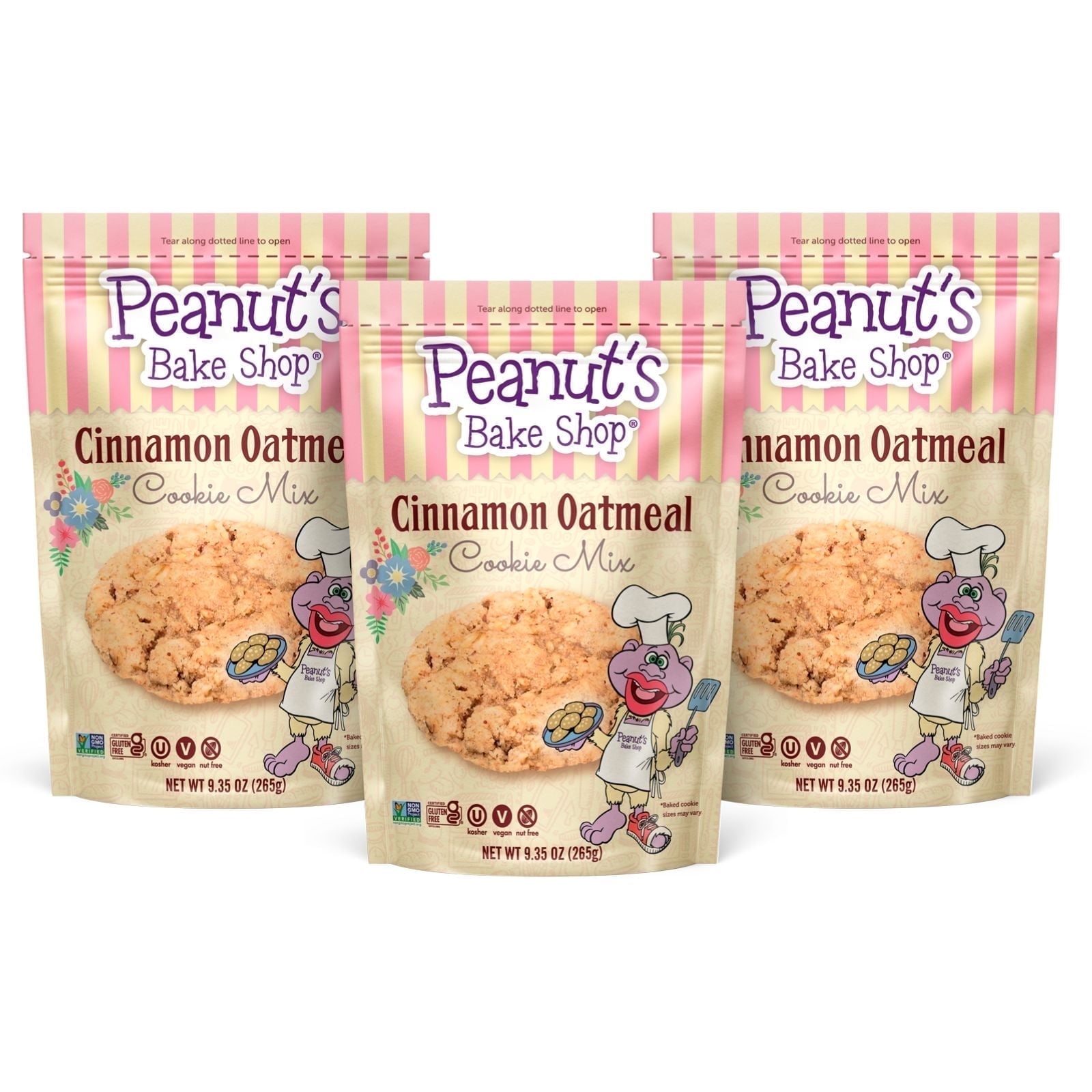 Peanut's Bake Shop - Vegan and Gluten-Free Cookie Mix | Non-GMO, Kosher ...
