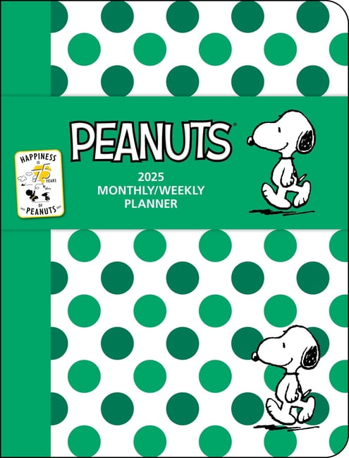 Peanuts 12-Month 2025 Weekly/Monthly Planner Calendar, (Paperback ...