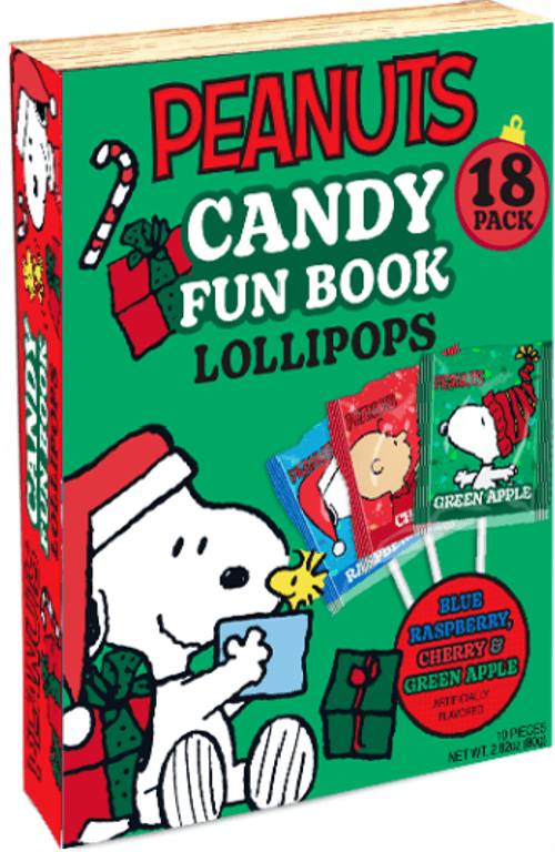 Peanuts Lollipop Fun Book, Fat & Gluten Free, Assorted Flavored ...