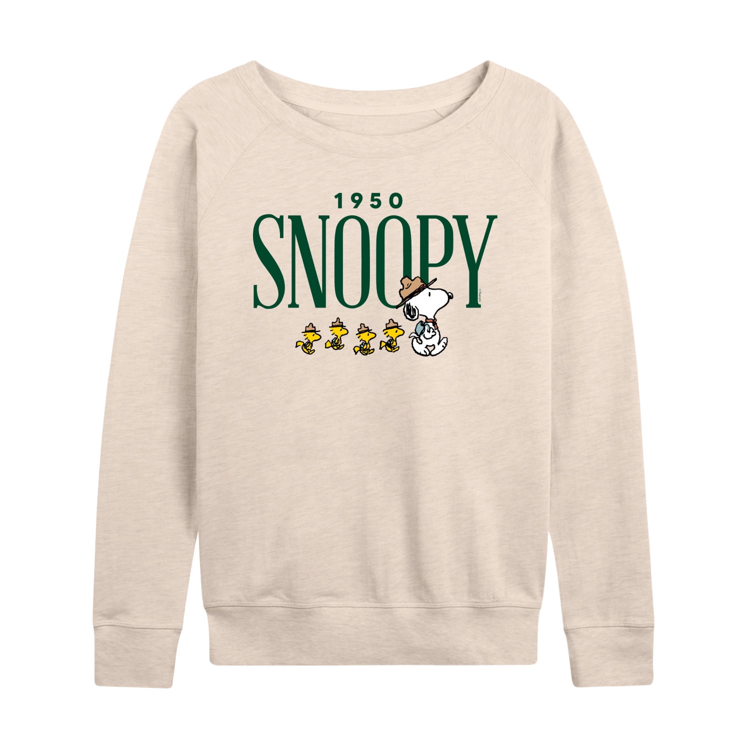 Peanuts - 1950's Camper Snoopy - Women's Lightweight French Terry Long ...