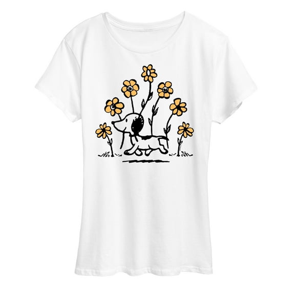 Peanuts - Snoopy Too Cool - Women's Short Sleeve Graphic T-Shirt ...