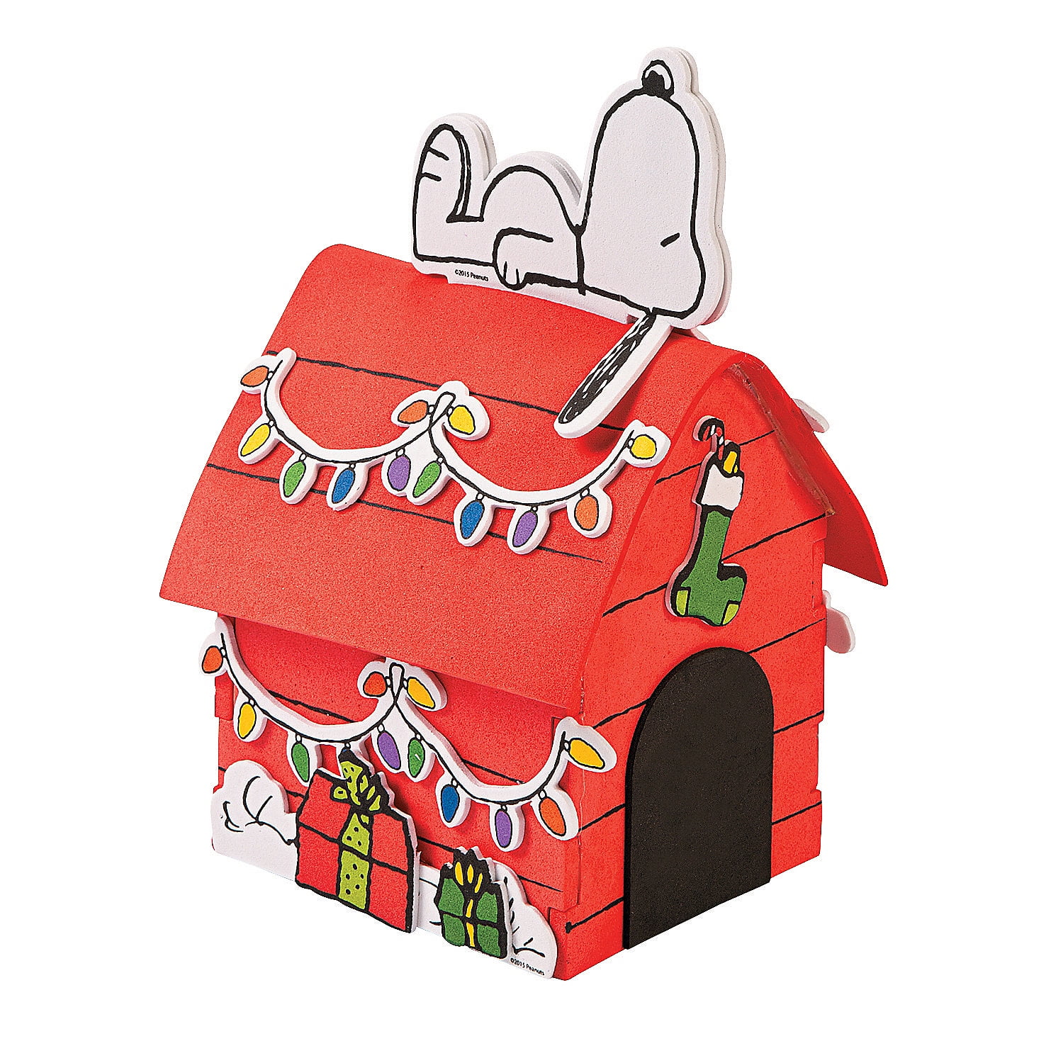 Peanuts 3D Snoopy Christmas 12 - Craft Kits - 12 Pieces - Walmart.com