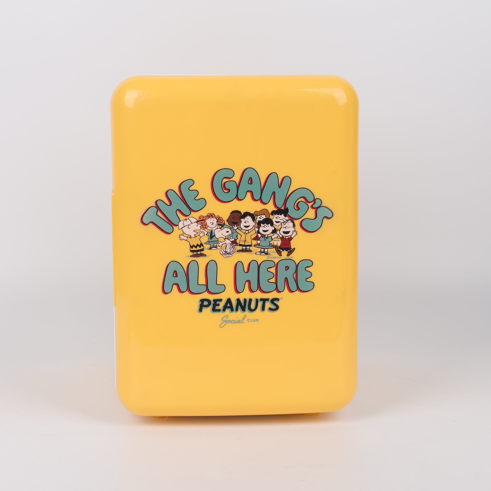 Peanuts 4L 6-Can Mini Fridge, Yellow - Walmart.com