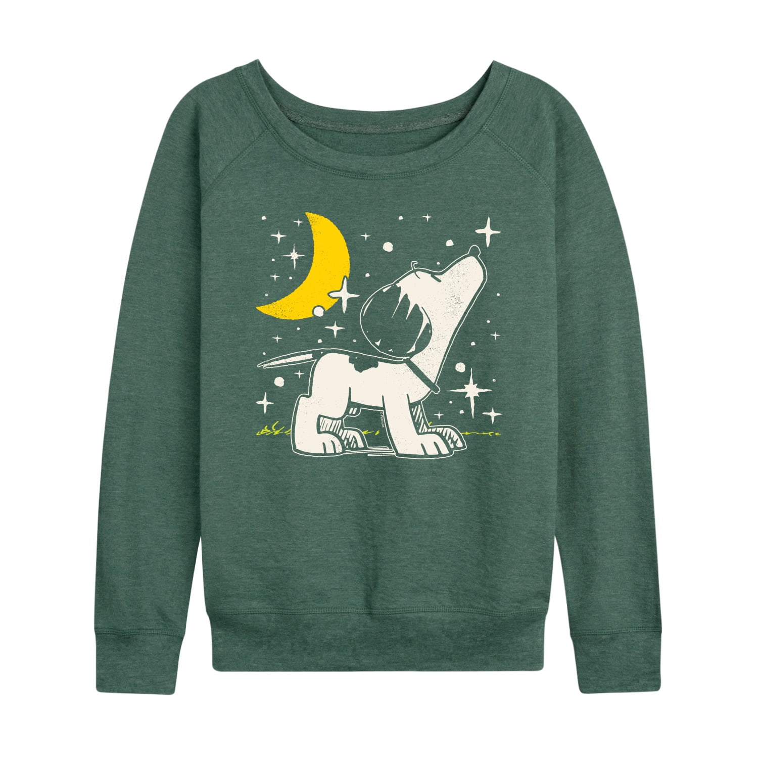Peanuts - 50s Snoopy Stars - Women's Lightweight French Terry Long ...