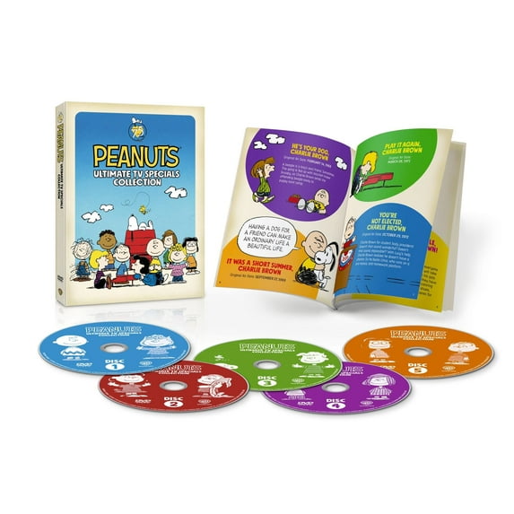 Peanuts: 75th Anniversary Ultimate Specials Collection (DVD), Family ...