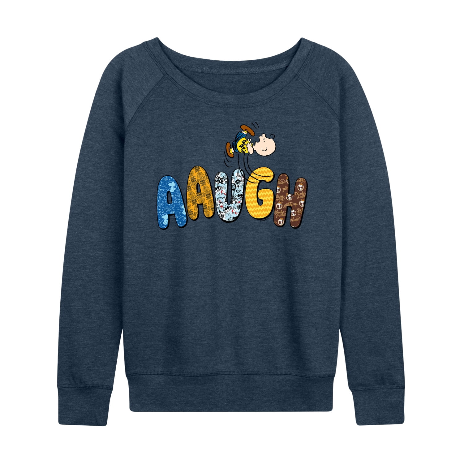 Peanuts - Aaugh Pattern Charlie Brown - Women's Lightweight French ...