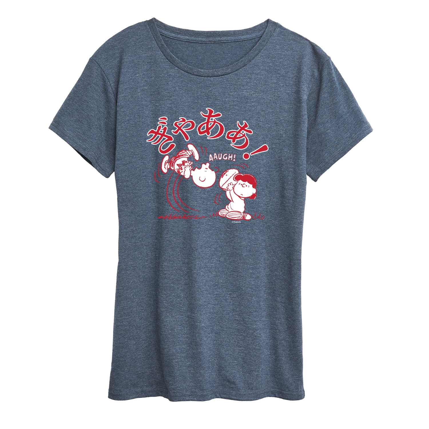 Peanuts - Aaugh - Women's Short Sleeve Graphic T-Shirt - Walmart.com