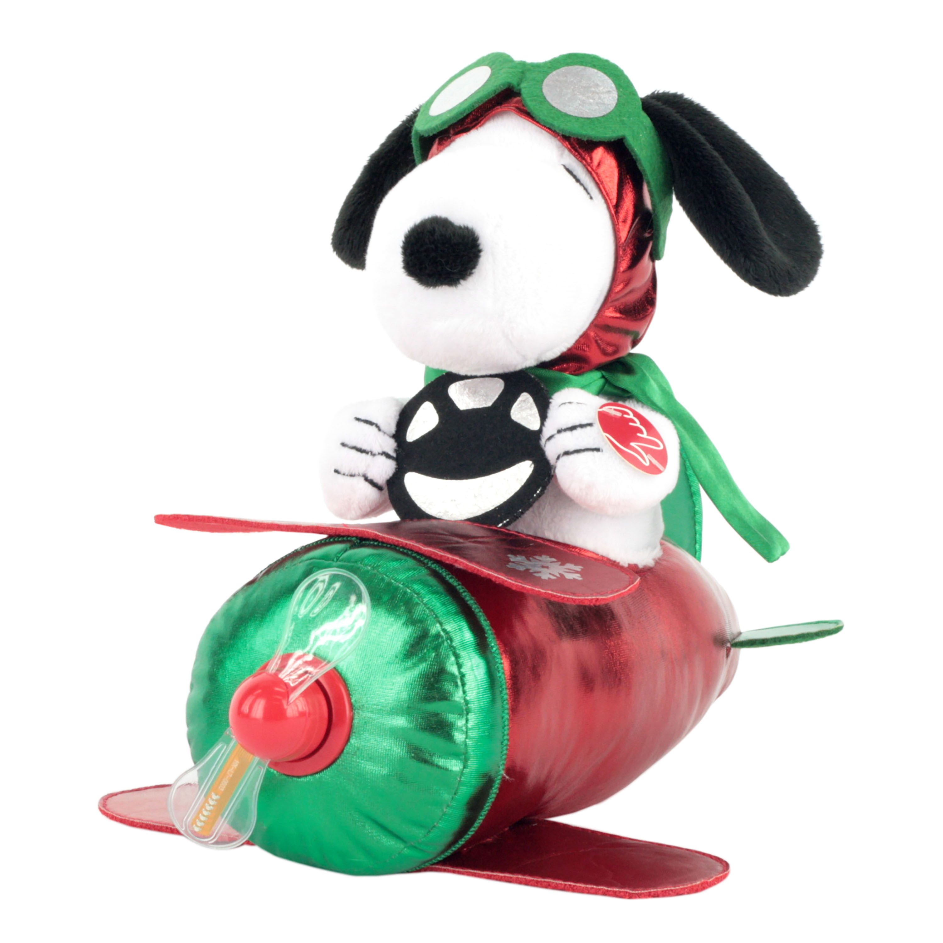 Peanuts Animated Friends Snoopy Sitting on Plane Plush Toy - Walmart.com