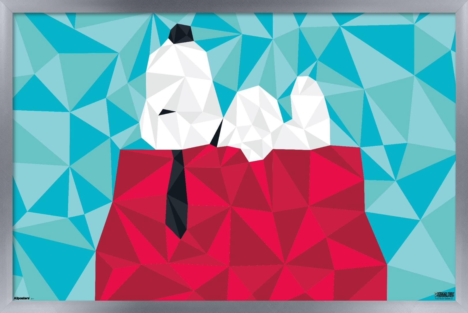 Peanuts: Astronomy-Geometry - Snoopy Wall Poster, 22.375" x 34" Framed ...