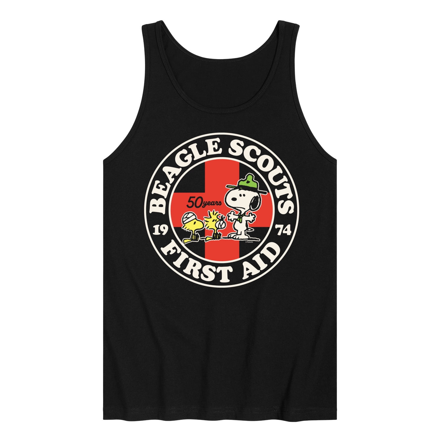 Peanuts - Beagle Scouts First Aid - Men's Jersey Tank Top - Walmart.com