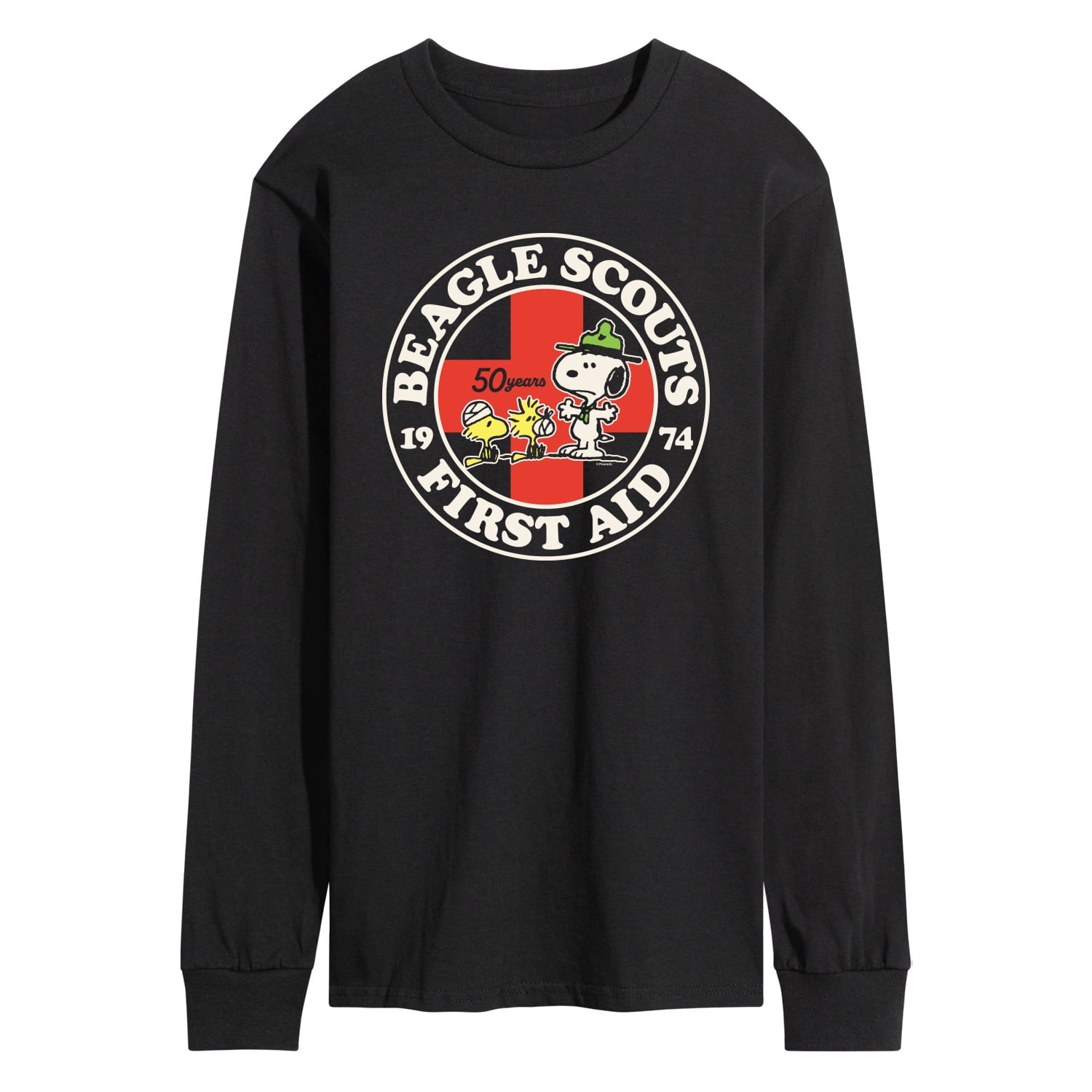 Peanuts - Beagle Scouts First Aid - Men's Long Sleeve T-Shirt - Walmart.com