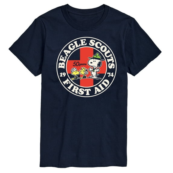 Peanuts - Beagle Scouts First Aid - Men's Short Sleeve Graphic T-Shirt ...