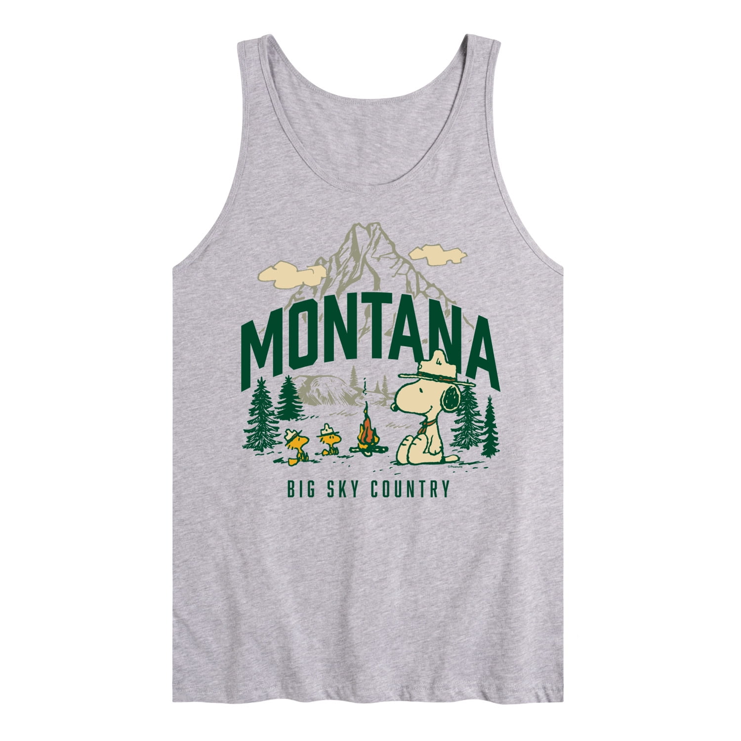 Peanuts - Beagle Scouts Montana - Men's Jersey Tank Top - Walmart.com