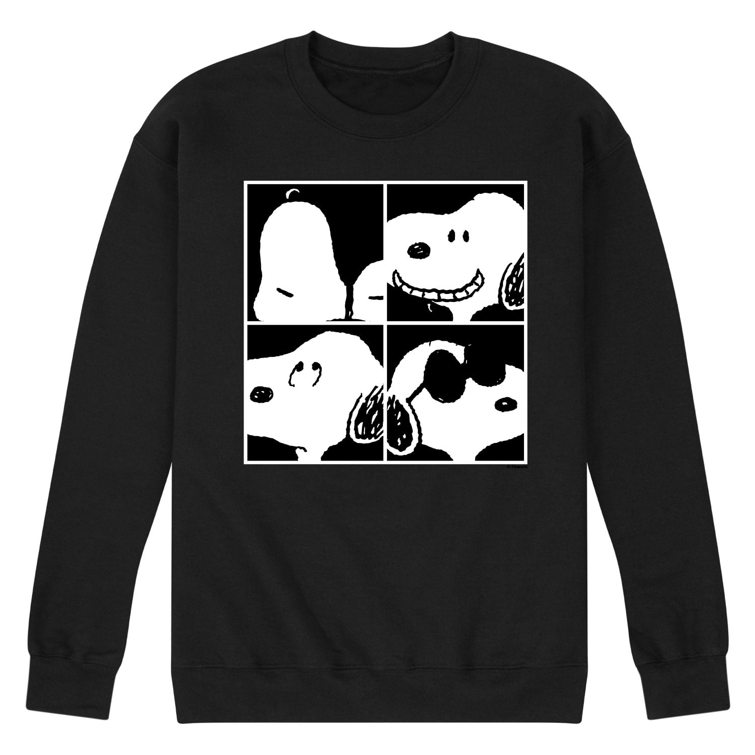 Peanuts - Best of Snoopy And Woodstock - Men's Fleece Crewneck Pullover ...