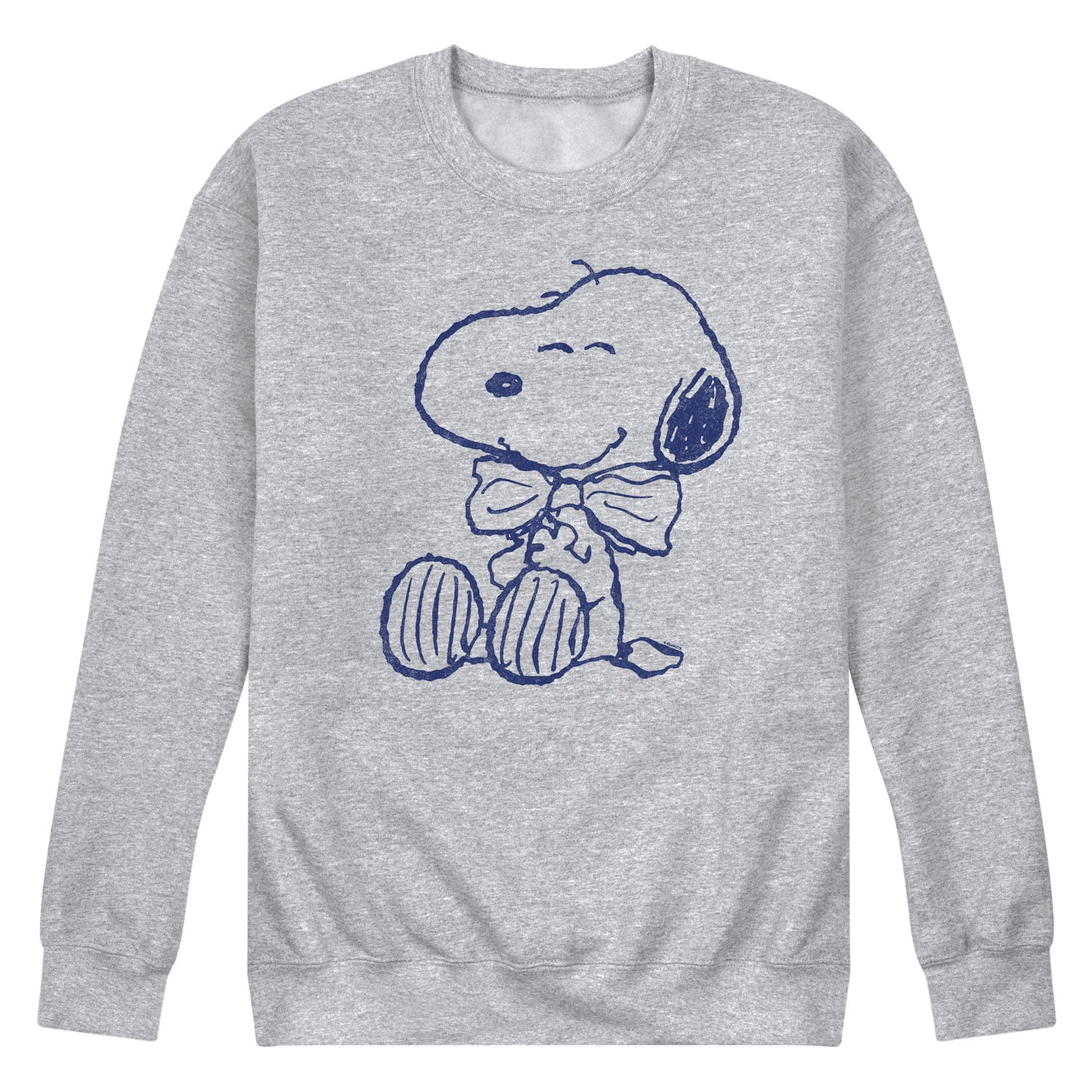 Peanuts - Best of Snoopy And Woodstock - Men's Fleece Crewneck Pullover ...