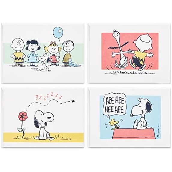 Peanuts Blank Cards Assortment, 70th Anniversary (40 Note Cards with ...