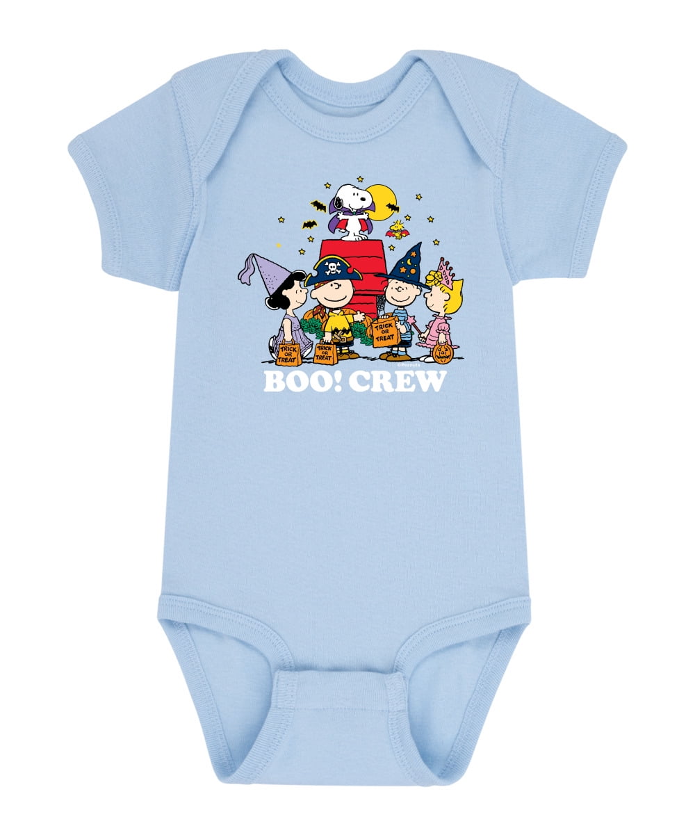 Peanuts - Boo Crew - Infant Baby One Piece - Walmart.com