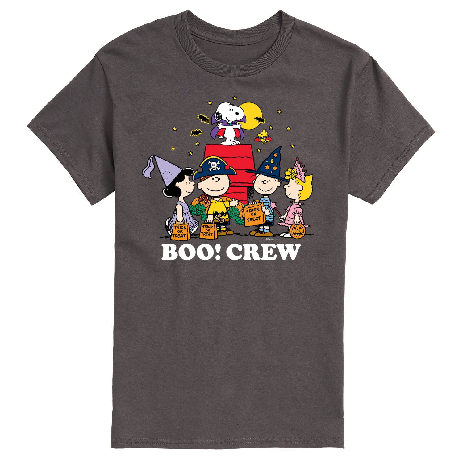 Peanuts - Boo Crew - Men's Short Sleeve Graphic T-Shirt - Walmart.com