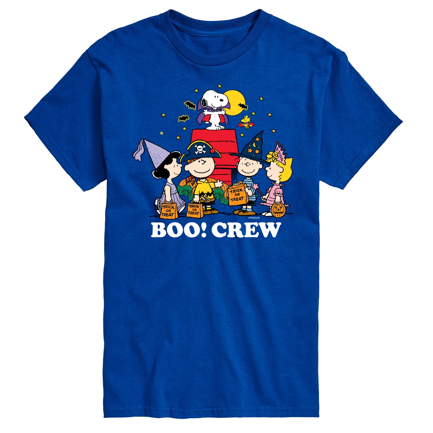 Peanuts - Boo Crew - Men's Short Sleeve Graphic T-Shirt - Walmart.com