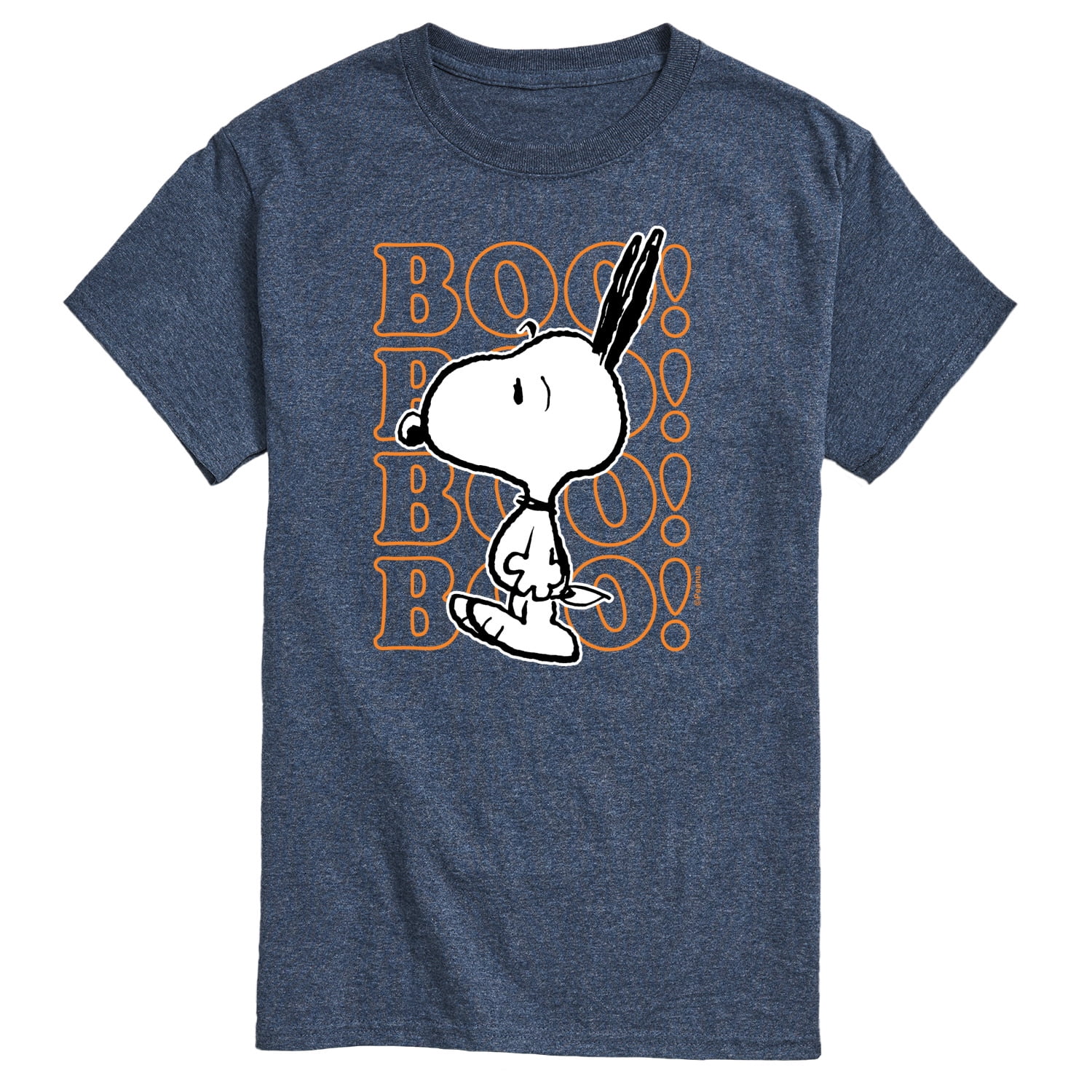 Peanuts - Boo Snoopy Scared - Men's Short Sleeve Graphic T-Shirt ...