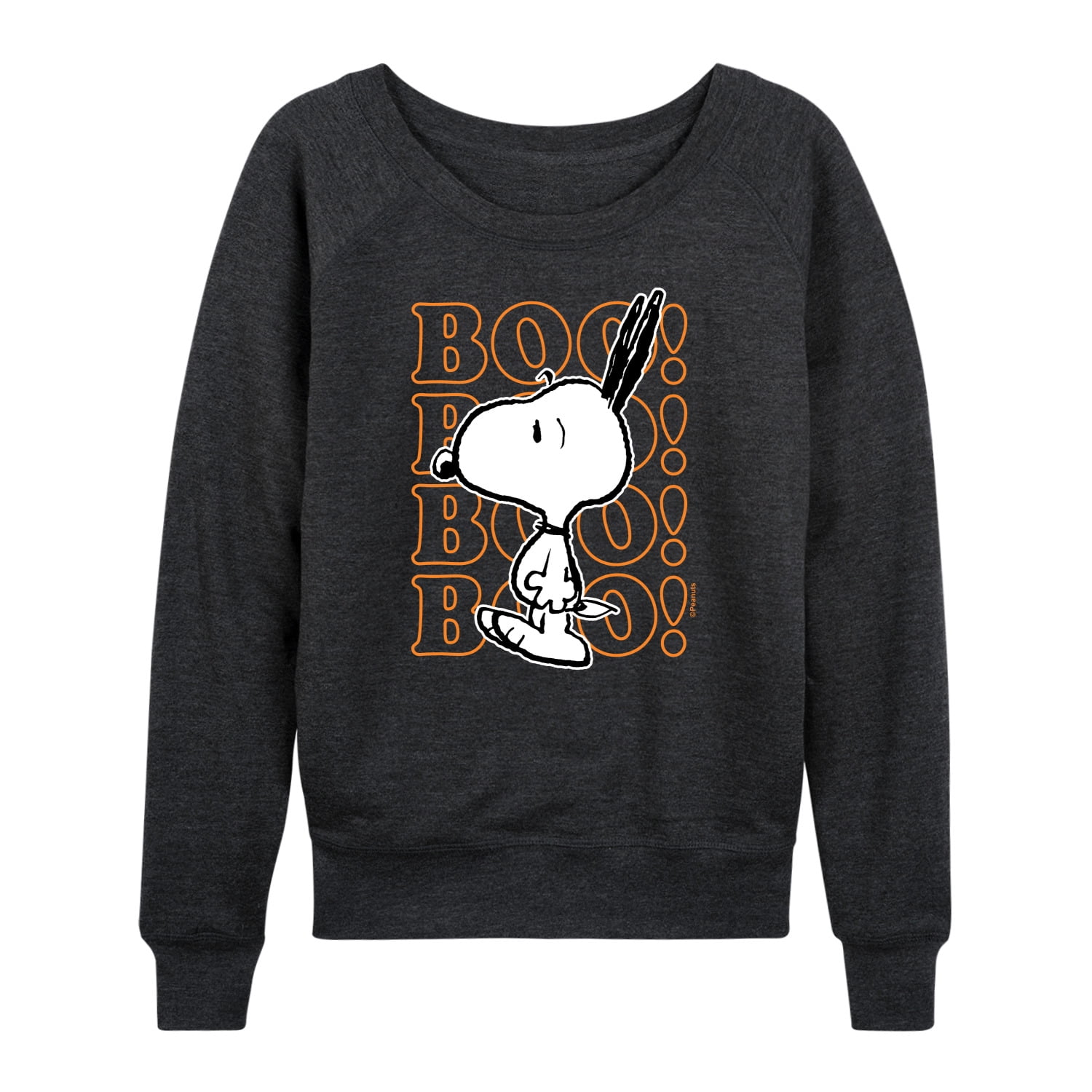 Peanuts - Boo Snoopy Scared - Women's Lightweight French Terry Long ...