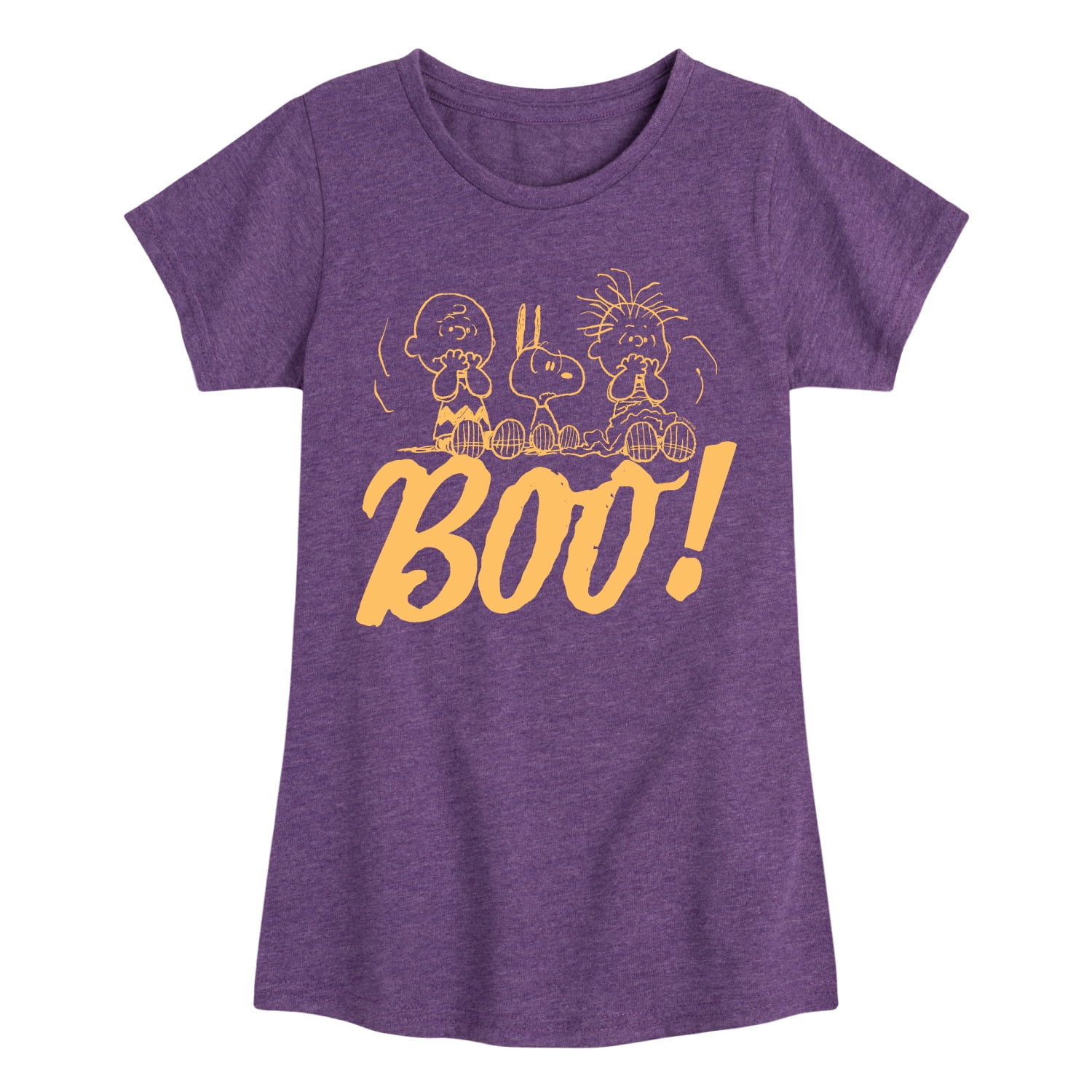 Peanuts - Boo - Toddler And Youth Girls Short Sleeve Graphic T-Shirt ...