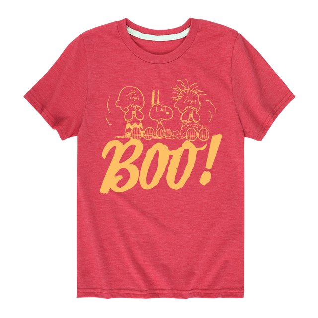 Peanuts - Boo - Toddler And Youth Short Sleeve Graphic T-Shirt ...