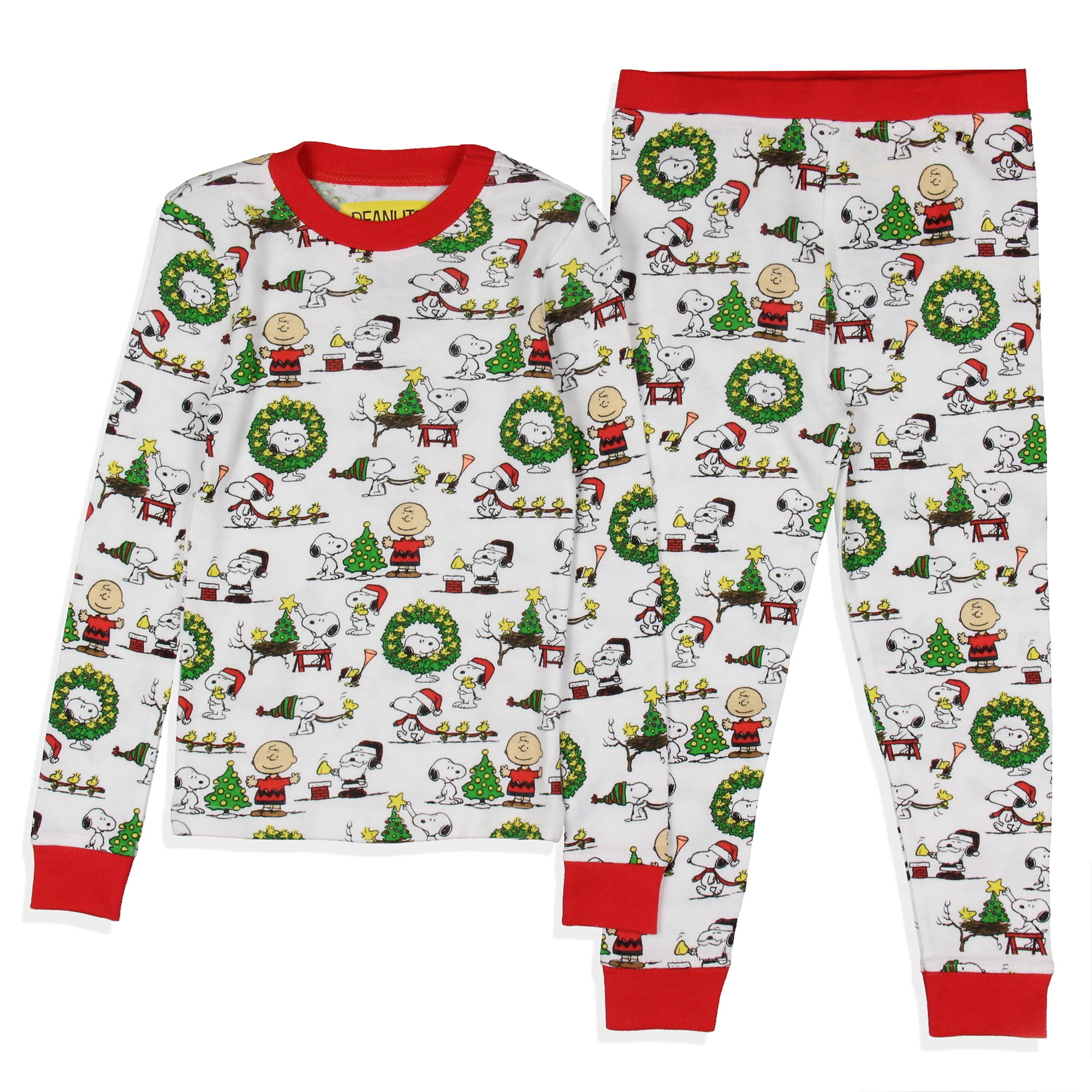 Peanuts Family Pajama Set for Kids, Toddlers, and Children - Christmas ...