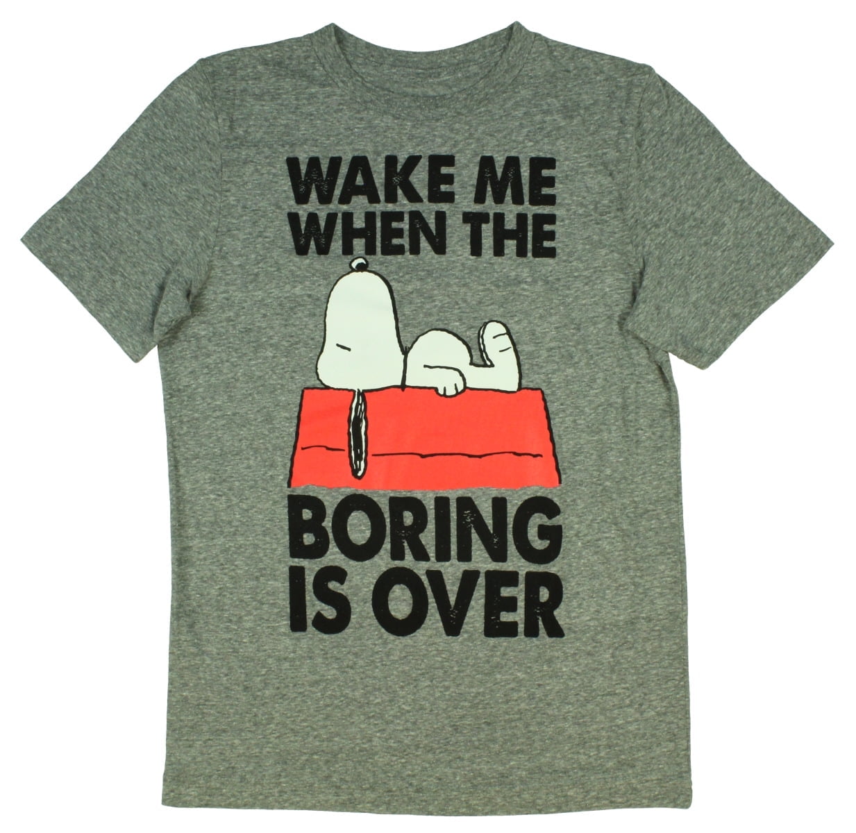 Peanuts Boys' Snoopy Wake Me When The Boring Is Over Graphic T-Shirt ...