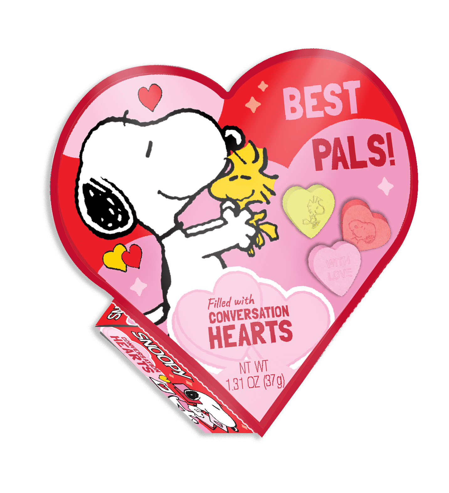 Peanuts Branded Conversation Hearts, Popup Heart Boxes, Gluten Free ...