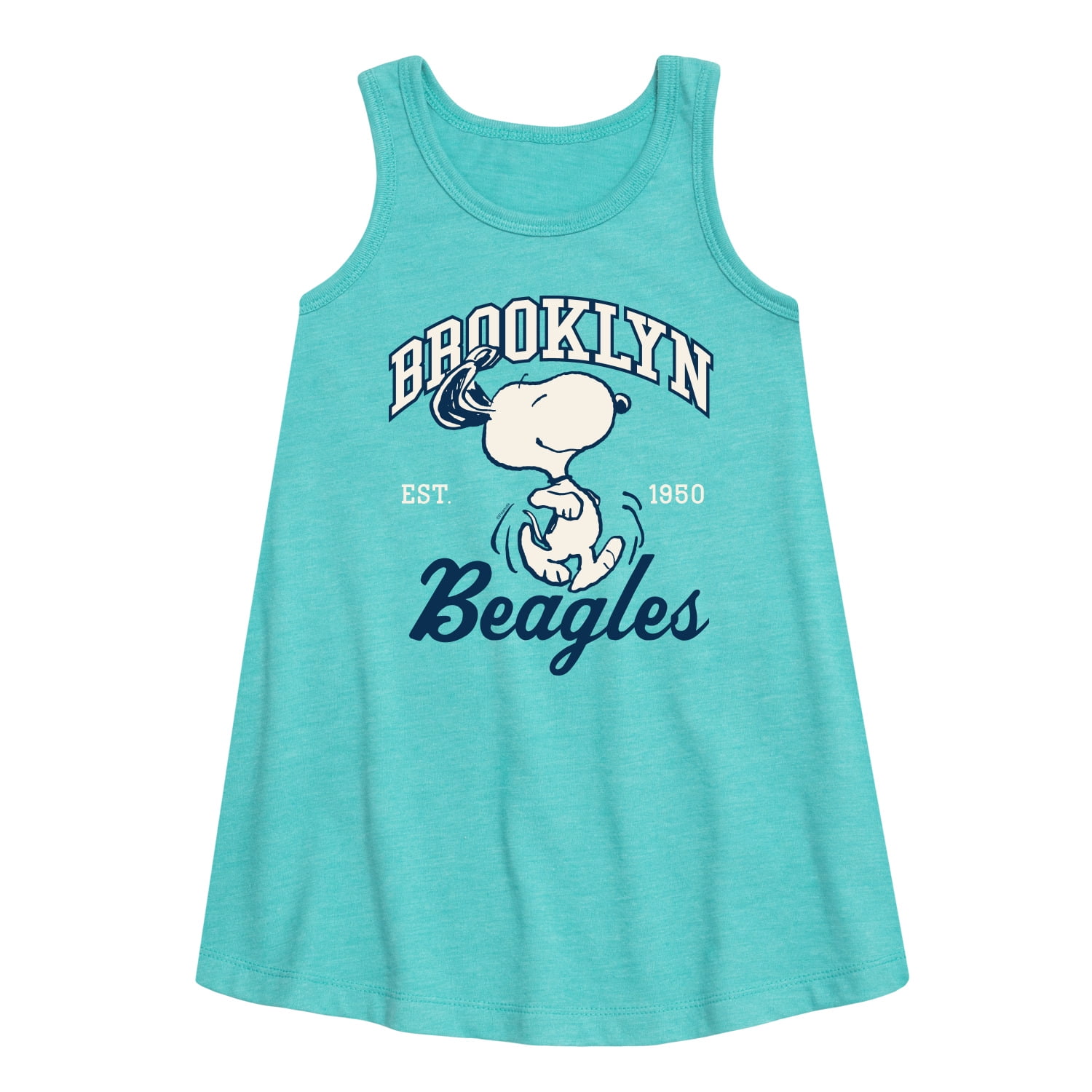 Peanuts - Brooklyn Beagles - Toddler & Youth Girls A-line Dress ...
