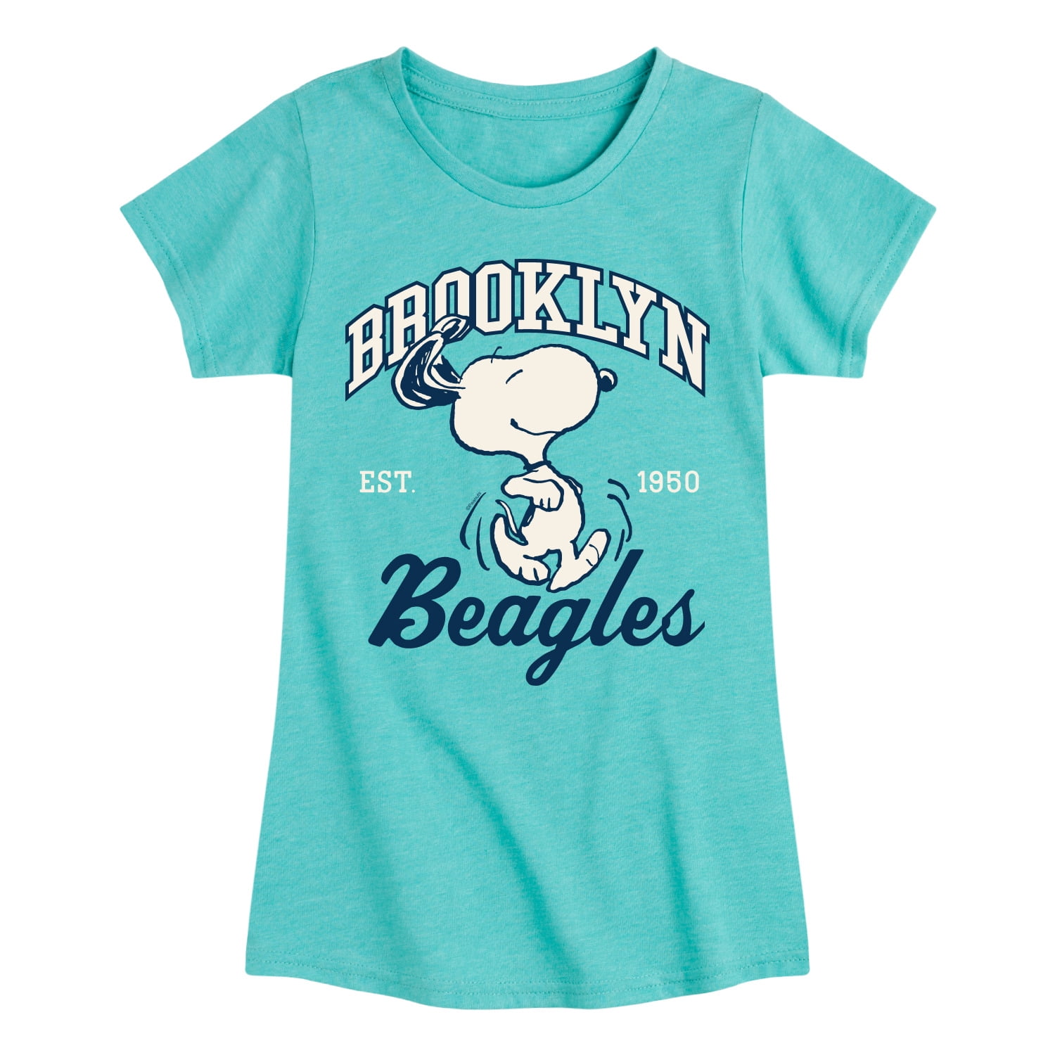 Peanuts - Brooklyn Beagles - Toddler & Youth Girls Short Sleeve Graphic ...