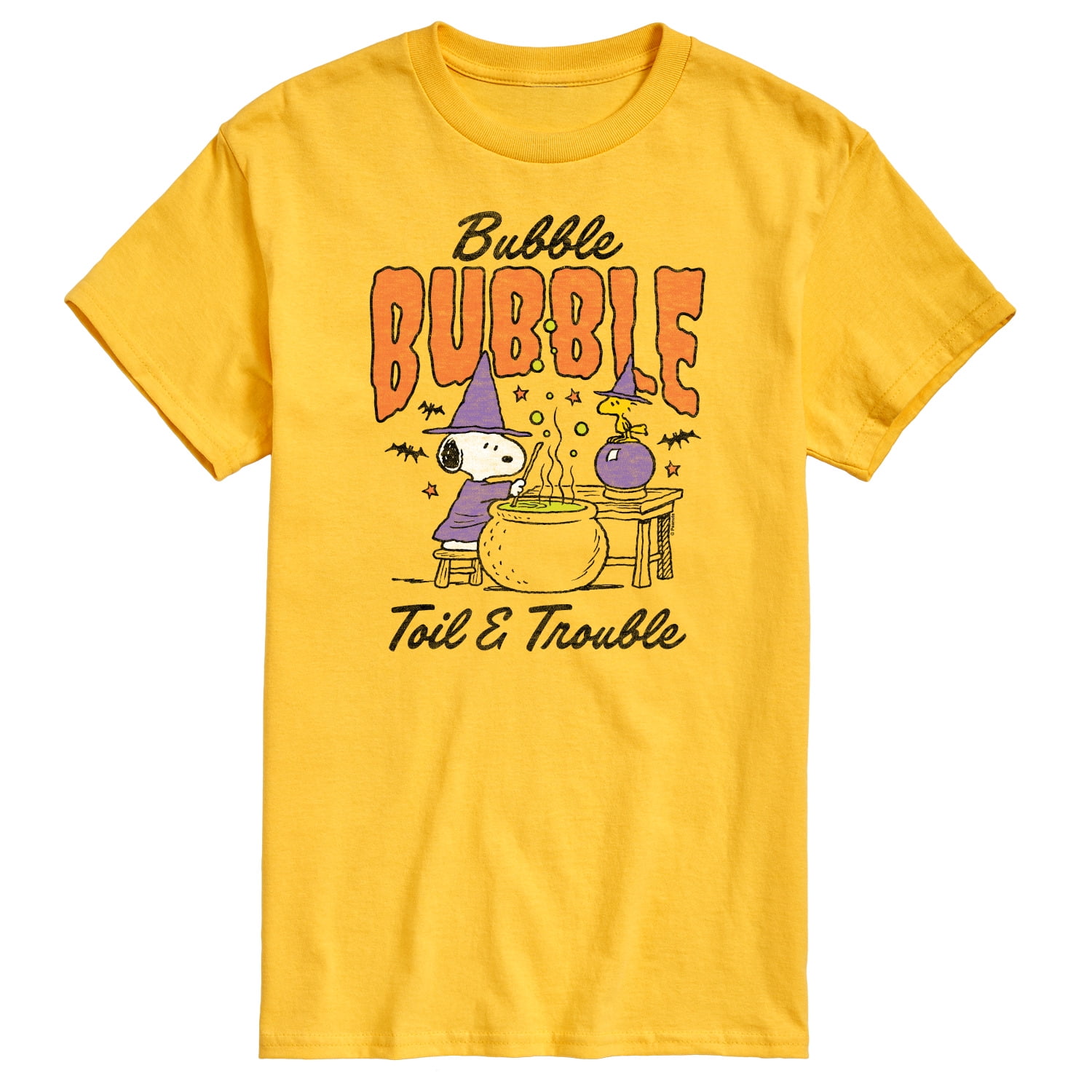Peanuts - Bubble Bubble Toil Trouble - Men's Short Sleeve Graphic T ...