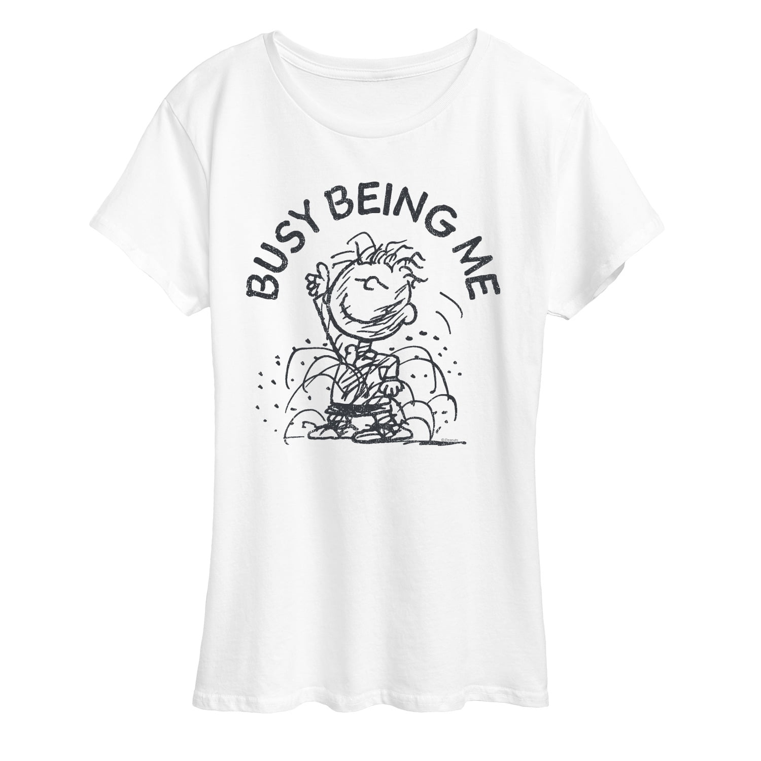 Peanuts - Busy Being Me Pigpen - Women's Short Sleeve Graphic T-Shirt ...