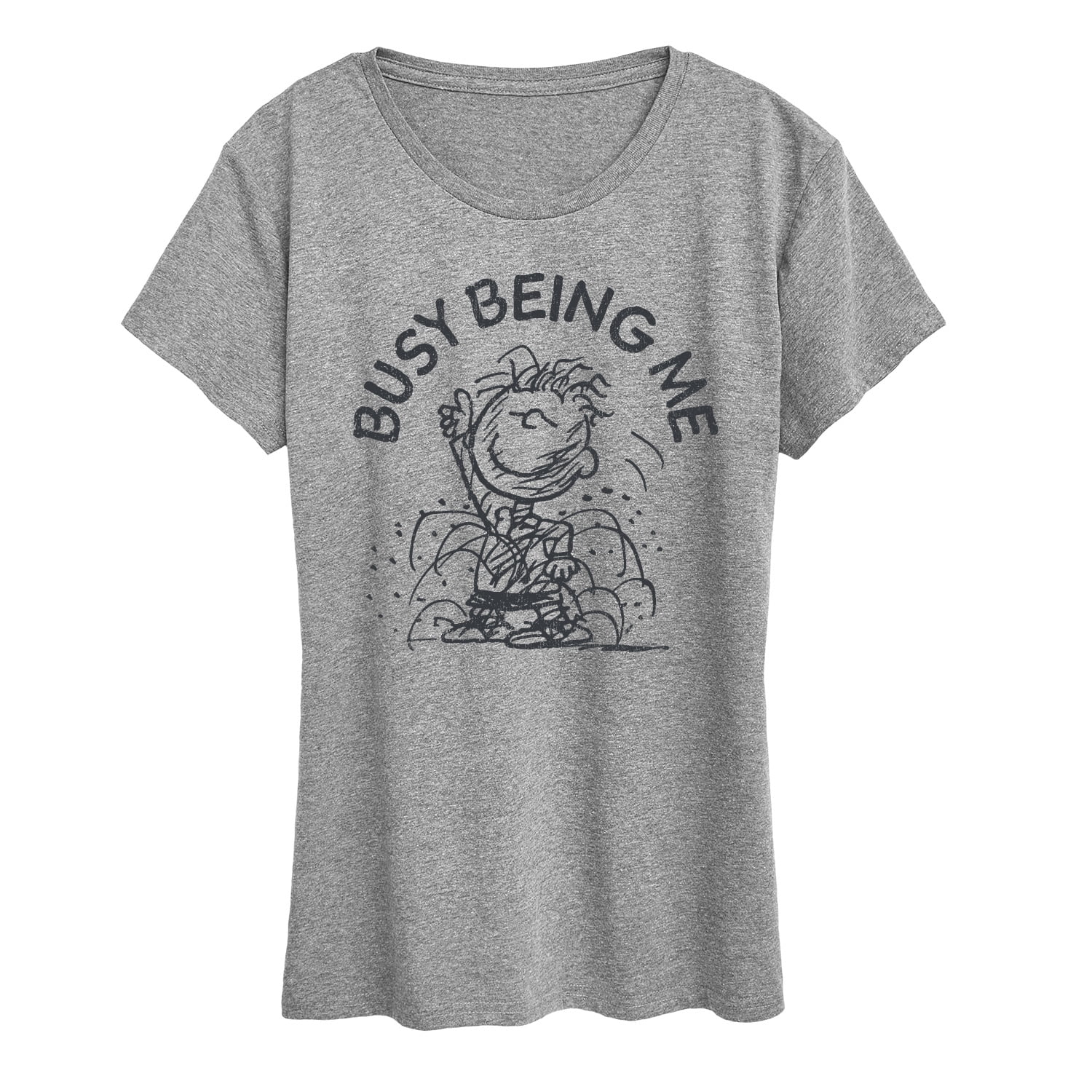 Peanuts - Busy Being Me Pigpen - Women's Short Sleeve Graphic T-Shirt ...