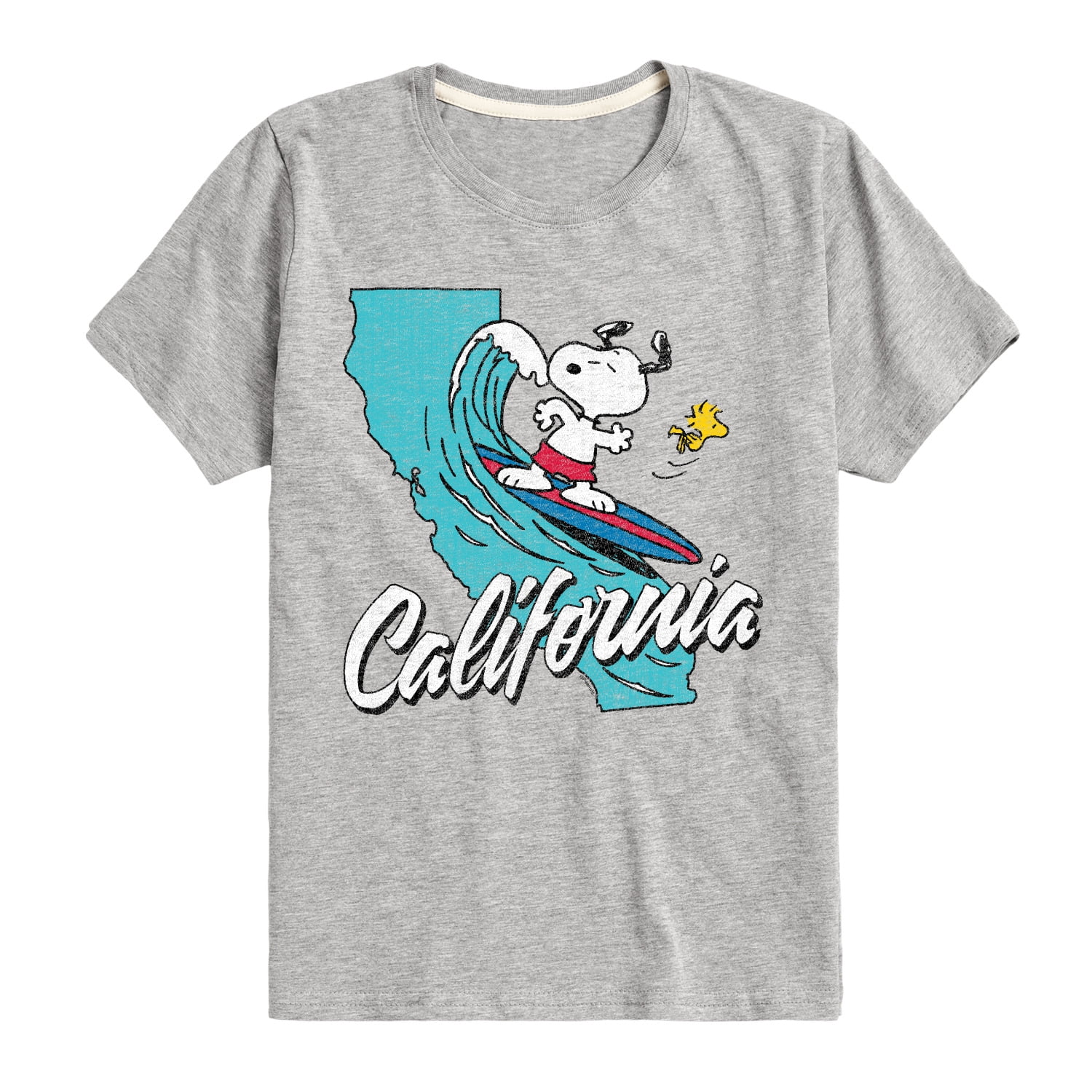 Peanuts - California Surfing Snoopy And Woodstock -Toddler And Youth ...