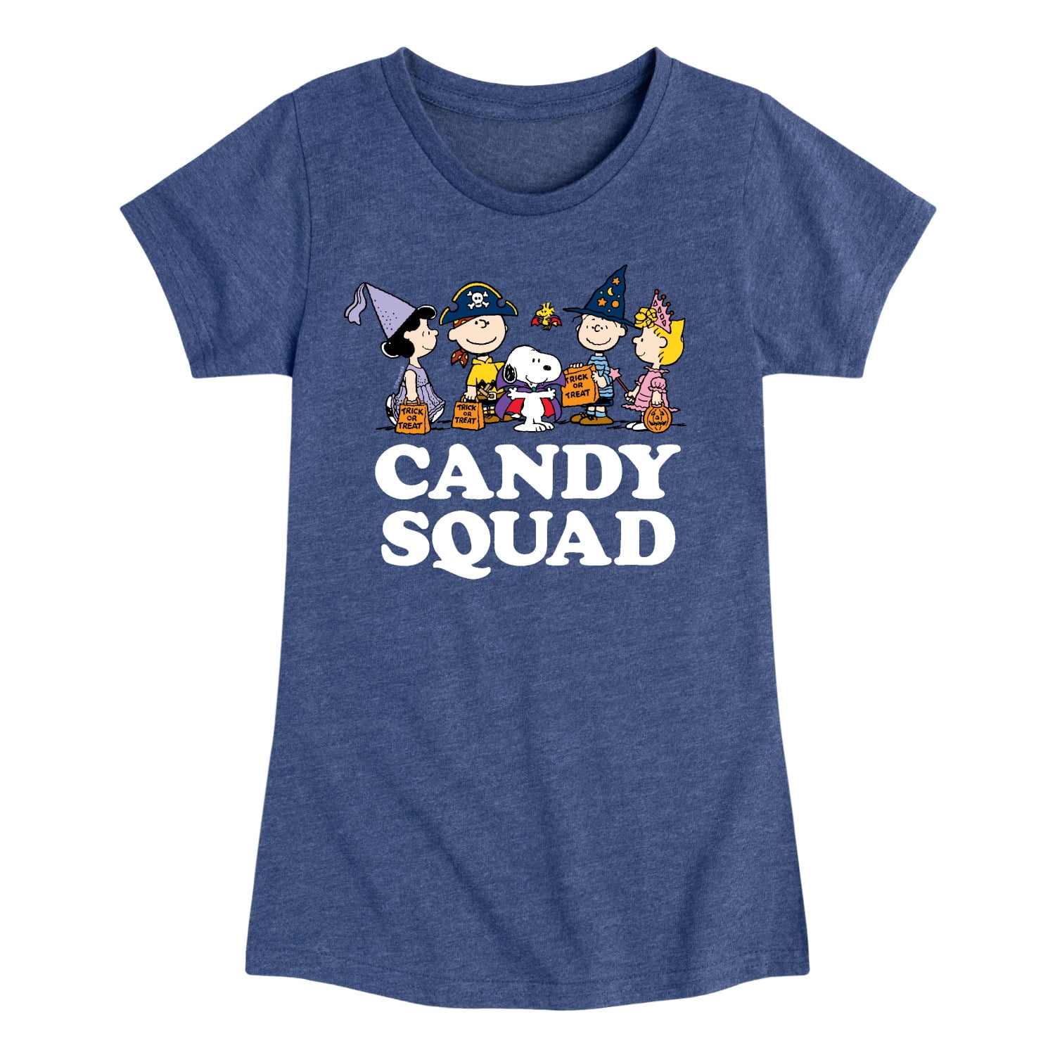 Peanuts - Candy Squad - Toddler And Youth Girls Short Sleeve Graphic T ...
