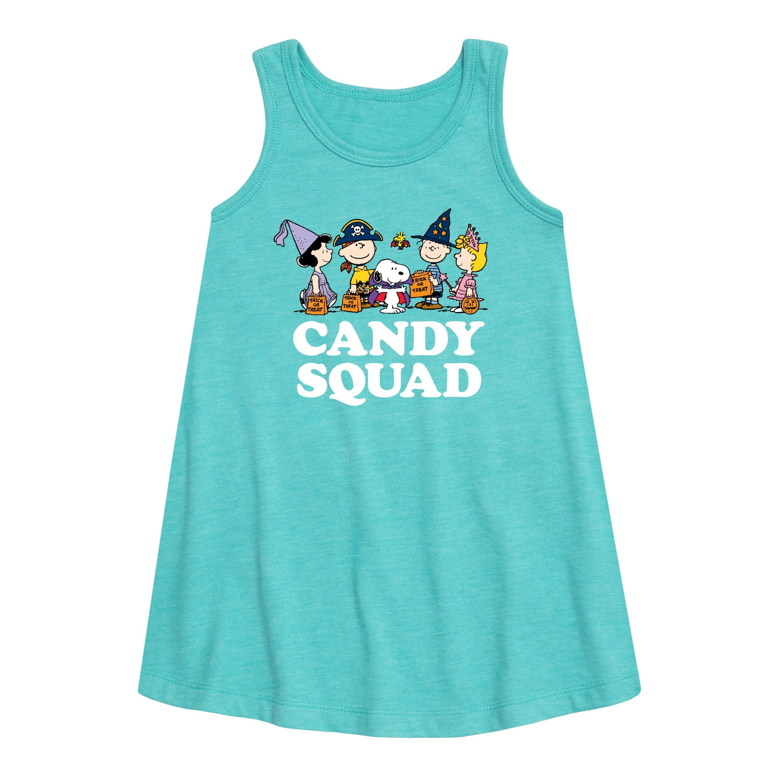 Peanuts - Candy Squad - Toddler and Youth Girls A-line Dress - Walmart.com