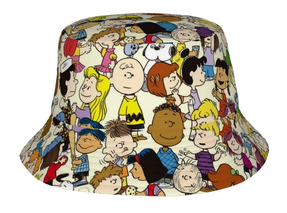 Peanuts Cartoon Characters AOP Adult Size Bucket Hat - Walmart.com