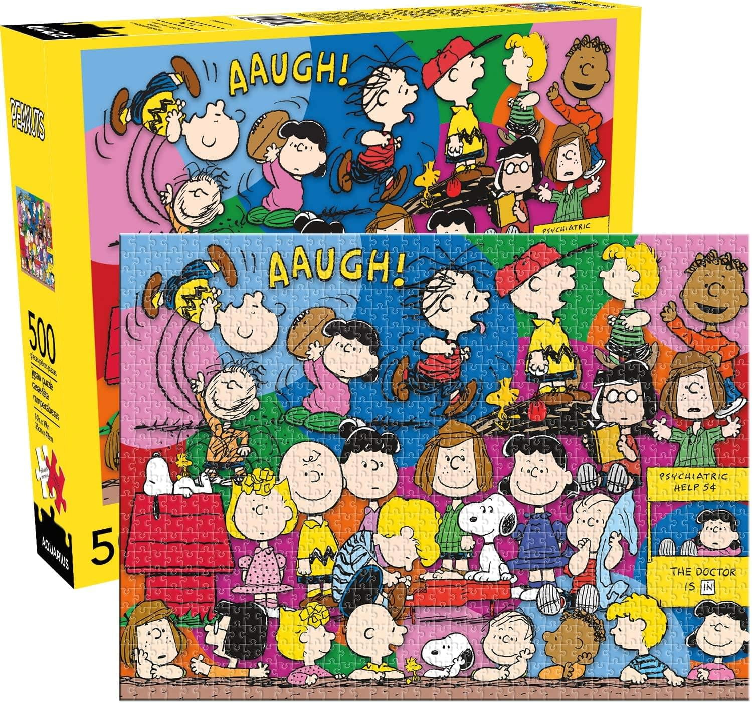Peanuts Cast 500 Piece Jigsaw Puzzle - Walmart.com