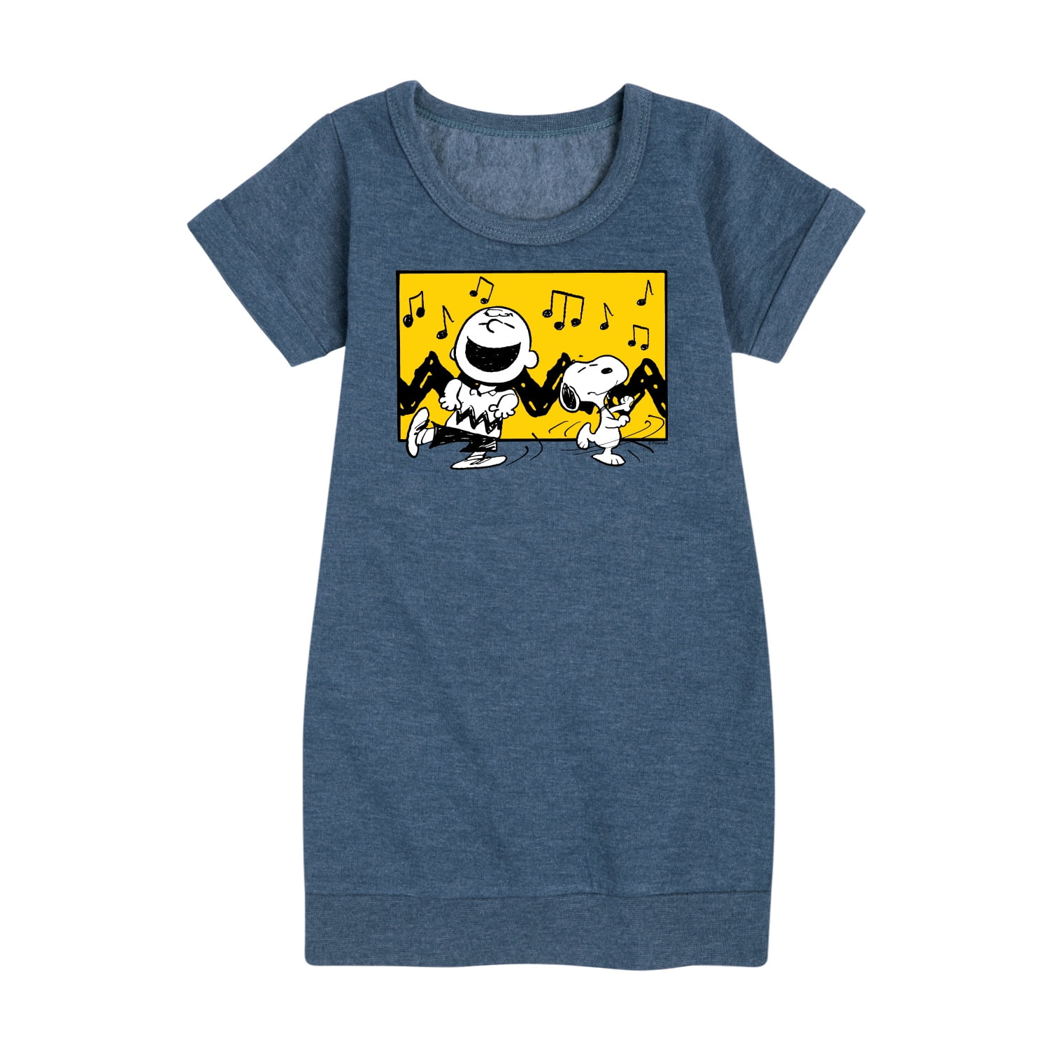 Peanuts - Charlie And Snoopy Dance Time - Toddler & Youth Girls Fleece ...