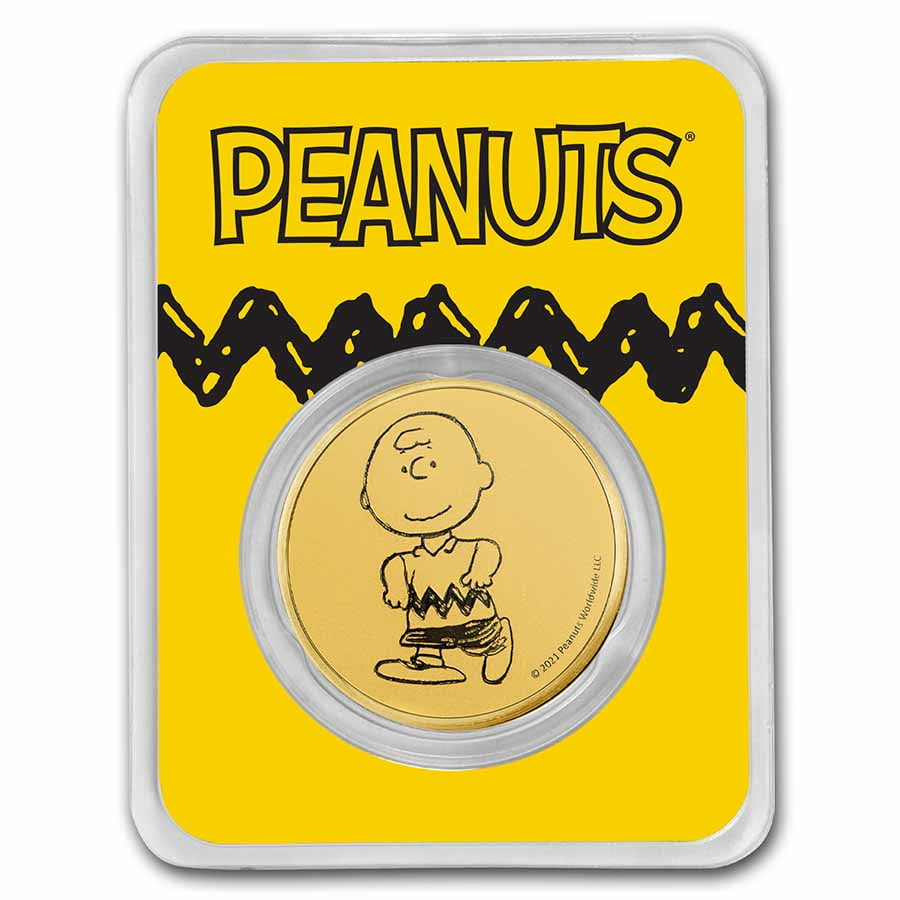 Peanuts® Charlie Brown 1 oz Gold Round in TEP - Walmart.com